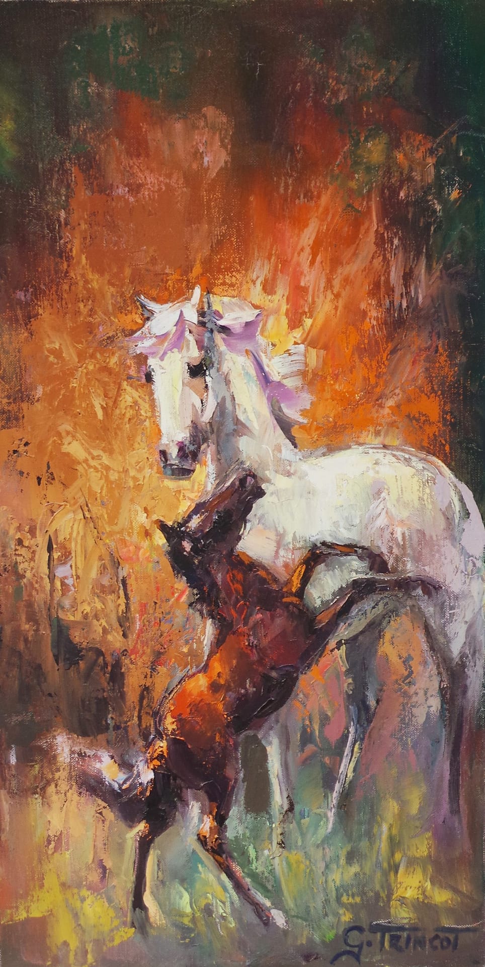 Tableaux de chevaux - Georges Trincot - Découvrez ses créations