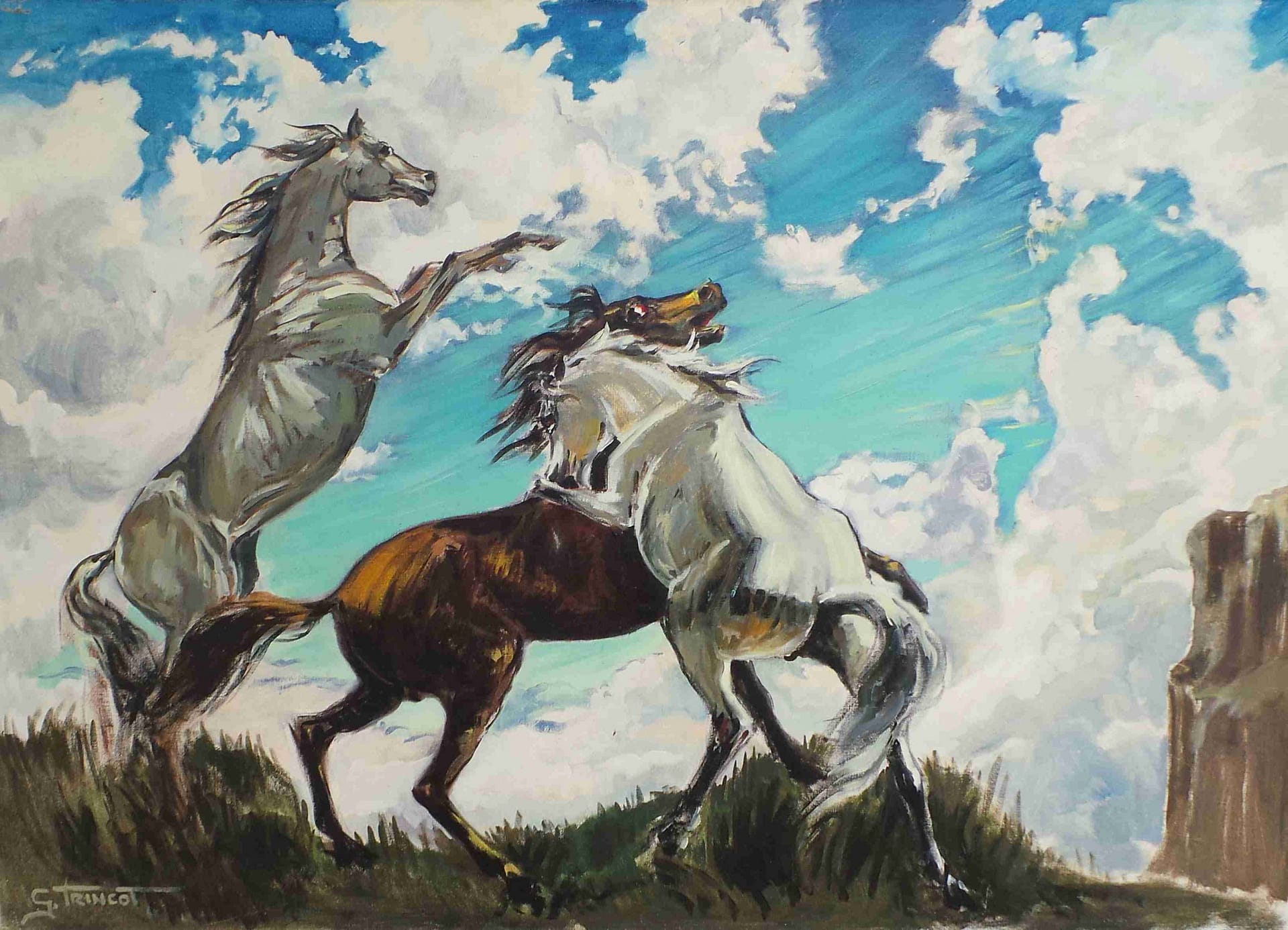 Tableaux de chevaux - Georges Trincot - Découvrez ses créations